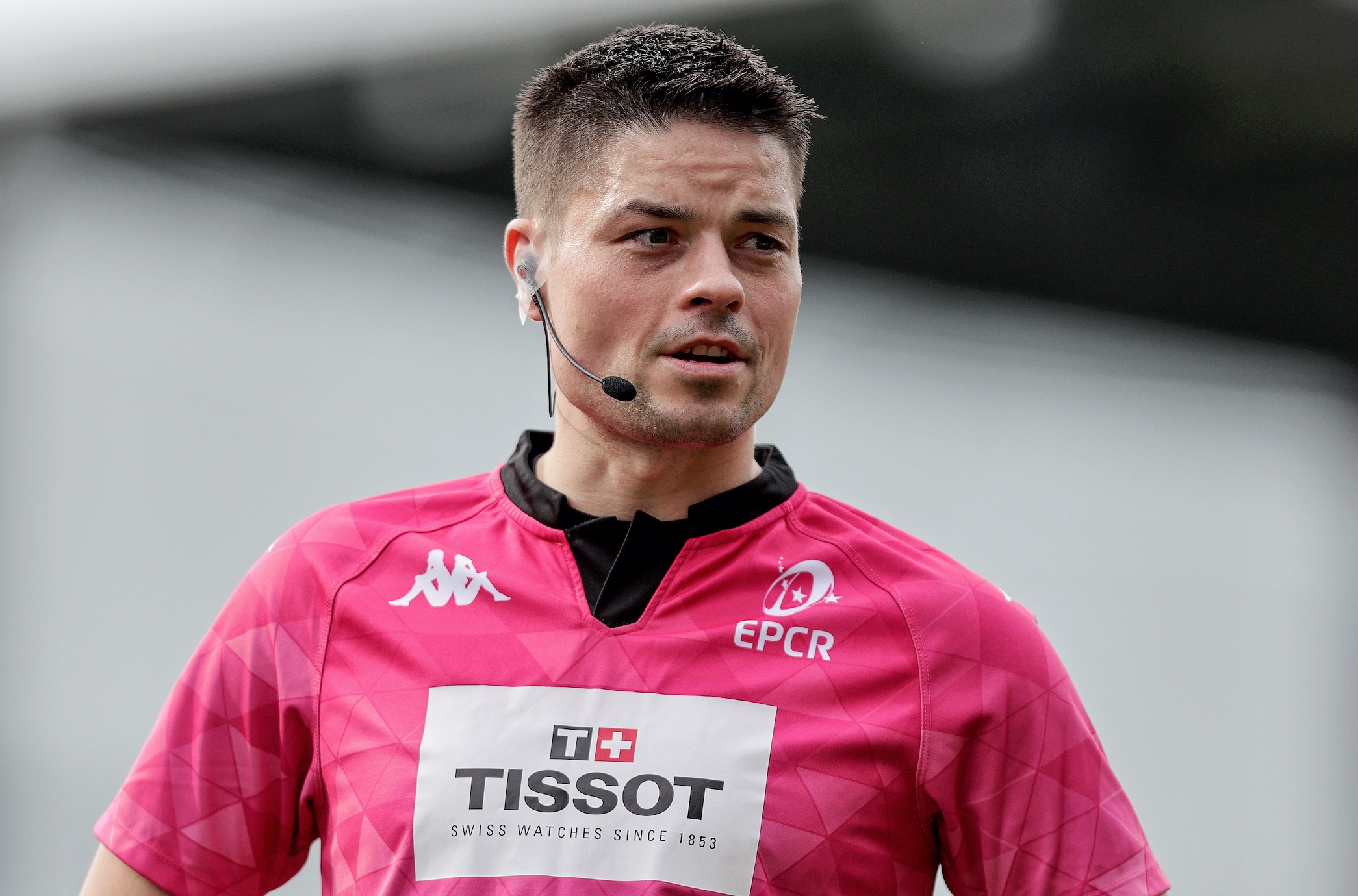 Chris Busby au sifflet du 1/4 de finale | Stade Toulousain